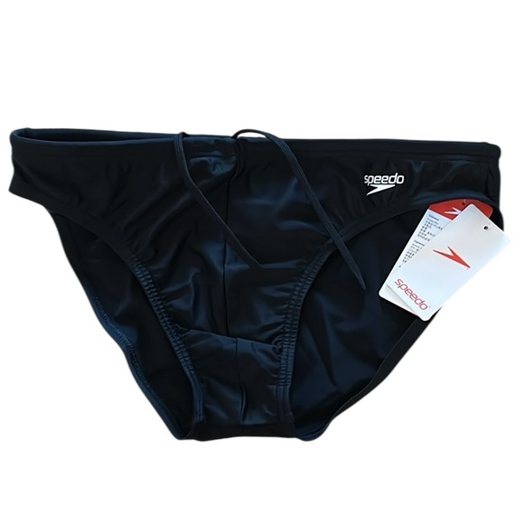 Speedo | Swim | Speedo Mens Powerflex Brief Black Size 36 Nwt | Poshmark